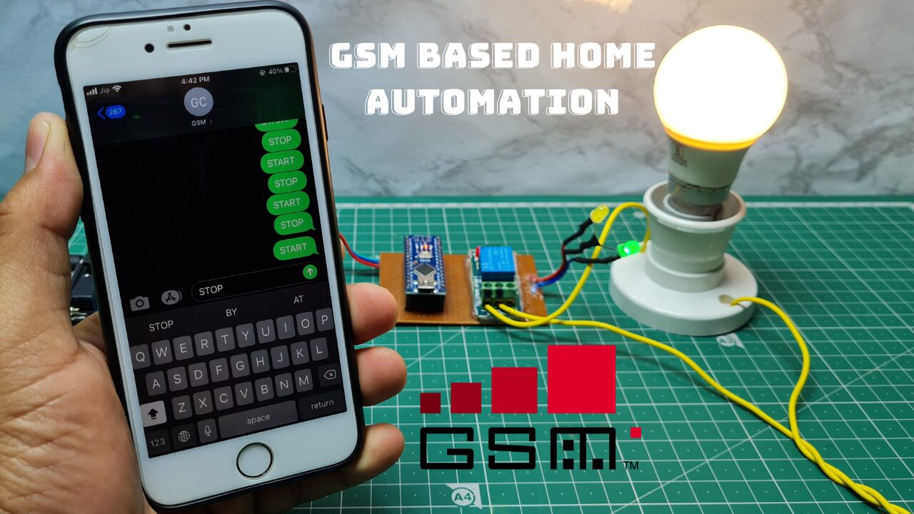 GSM Home Automation System Using Arduino