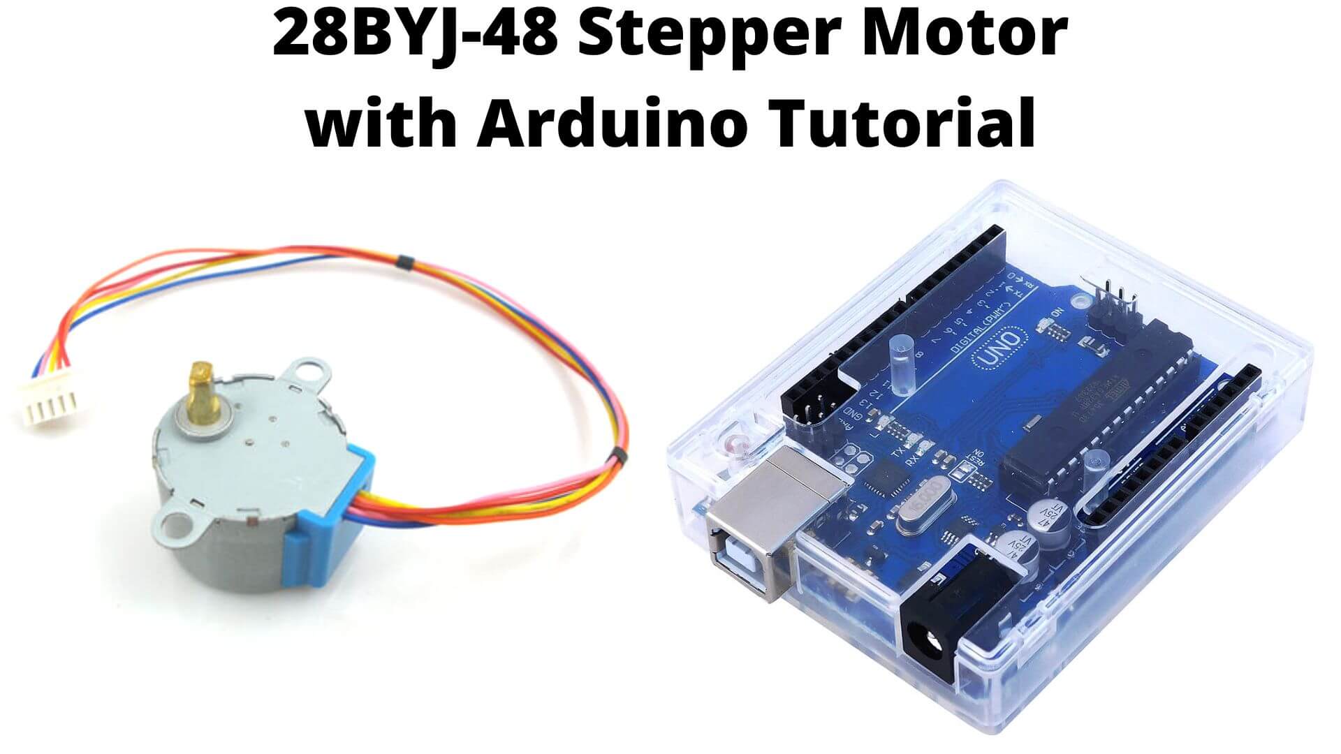 28BYJ-48 Stepper Motor With Arduino Using ULN2003 - Explain, Code