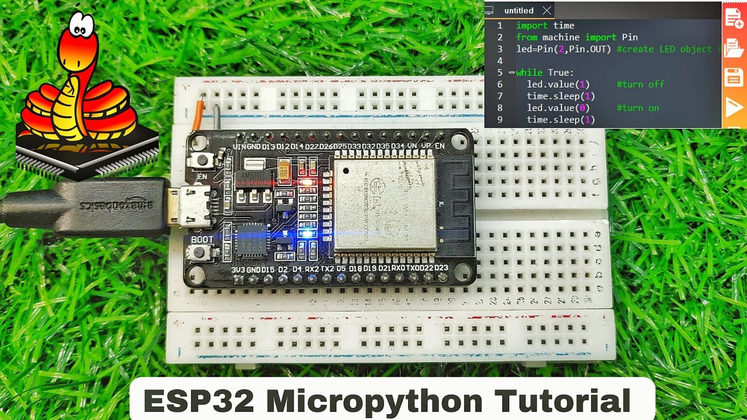 Getting Started With Micropython Tutorial For Esp32 Board