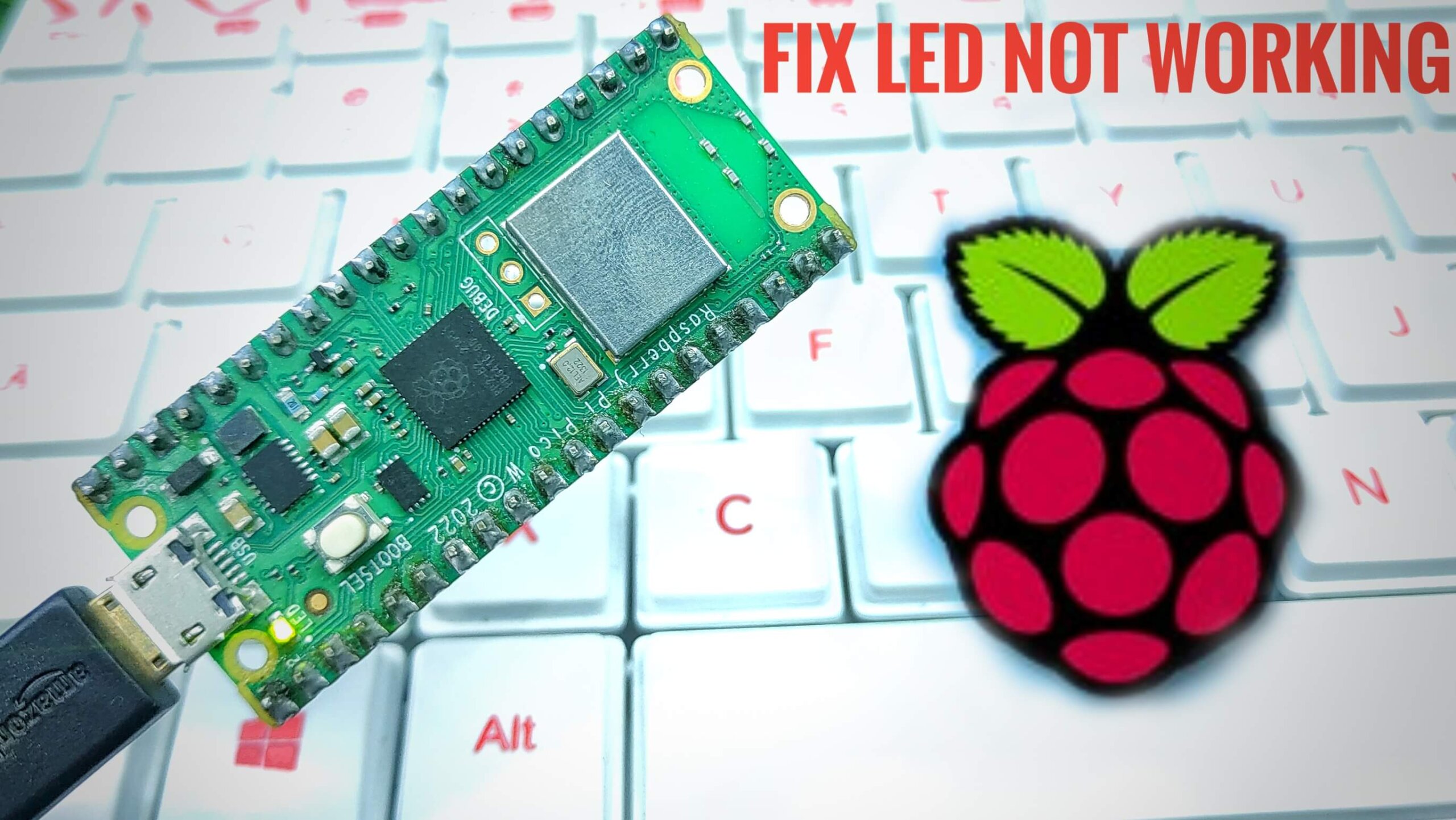 Raspberry Pi Pico W Led Blink Using MicroPython