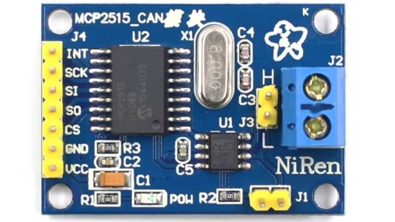 How To Use MCP2515 SPI CAN Bus Module with Arduino - Code