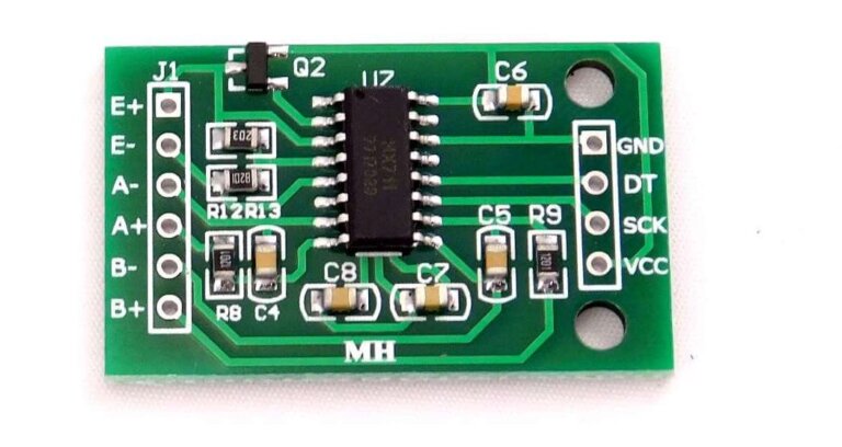 Measure Weight Using arduino with load cell hx711 module