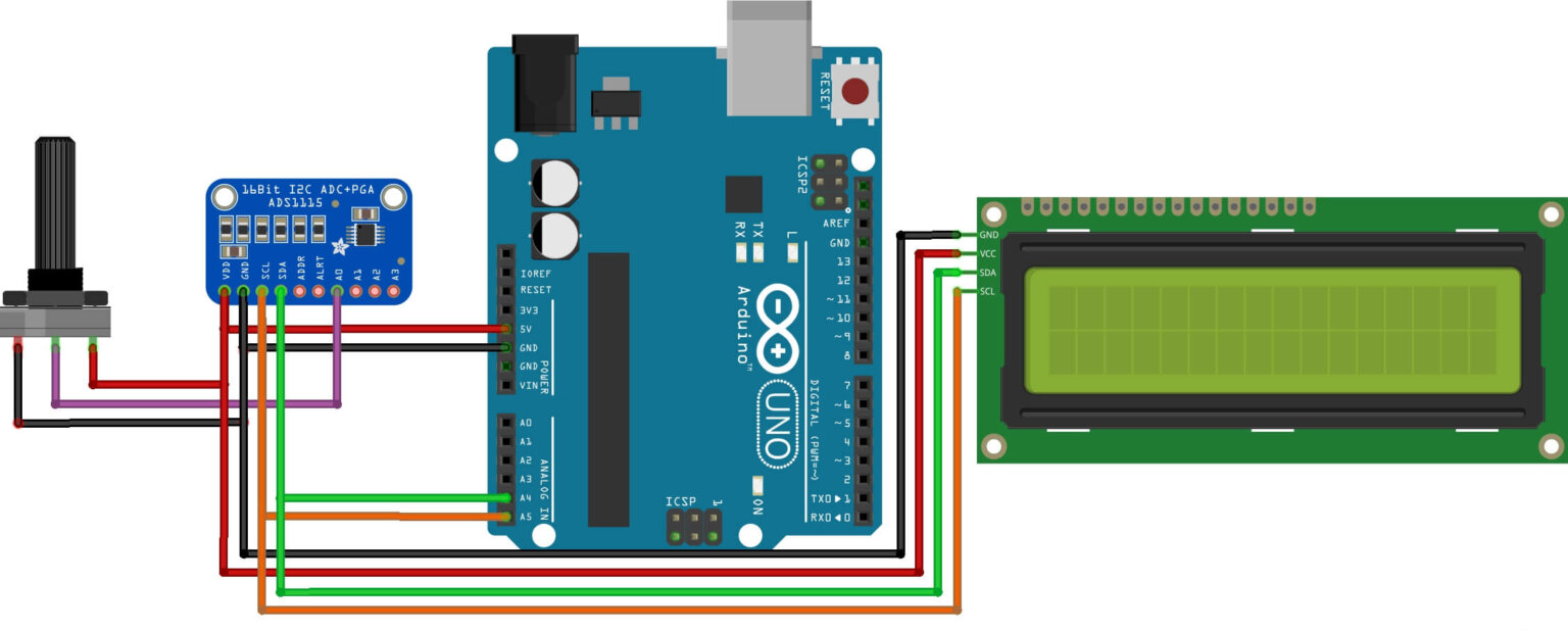 How to Interface ADS1115 16-Bit ADC with Arduino