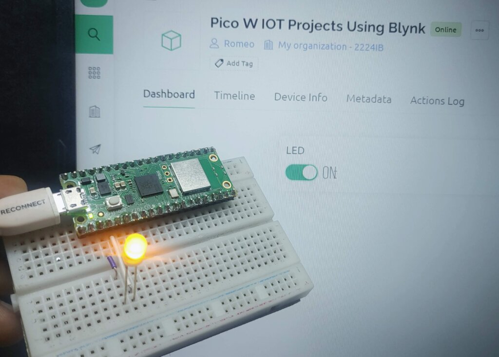 Use Blynk 2.0 With Raspberry Pi Pico W Using Micropython