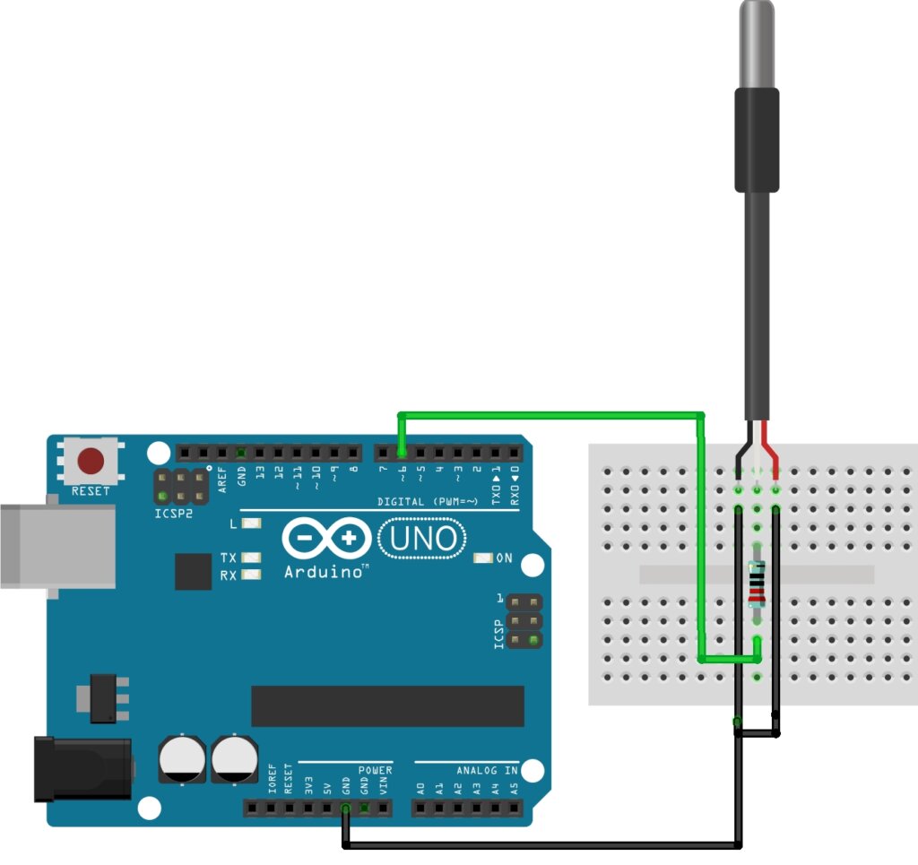 Interfacing Temperature Sensor DS18B20 Arduino Tutorial
