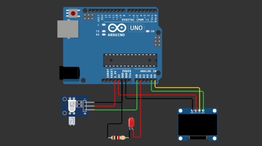 Heart Beat Display using Pulse Sensor with Arduino & OLED