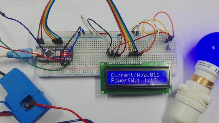 Measure AC Current Using Arduino And SCT-013 Sensor