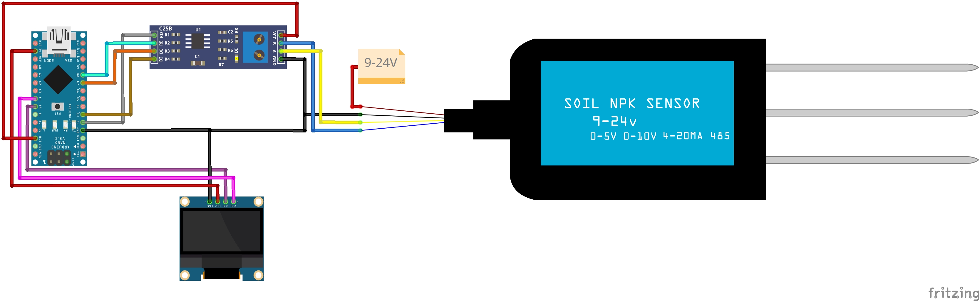 Real-Time Soil Nutrient Analysis with Arduino and NPK Sensor