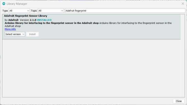 Interfacing R307 Fingerprint Sensor With Arduino - Tutorial
