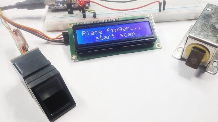 Fingerprint Door Lock Security Systems Using Arduino & LCD