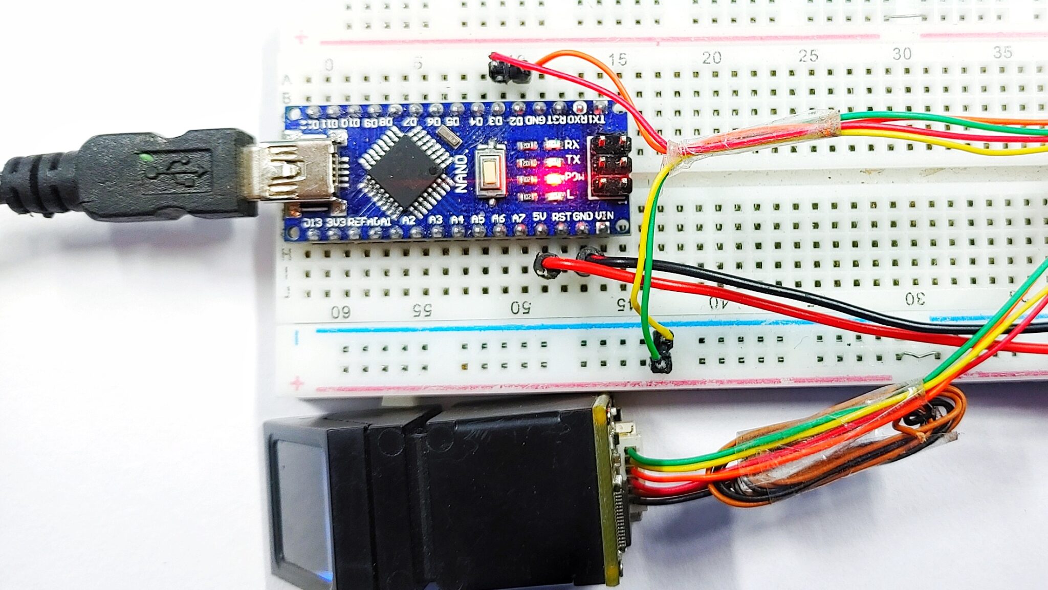 Interfacing R307 Fingerprint Sensor With Arduino - Tutorial