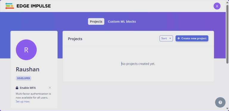Getting Started with Edge Impulse on Arduino Nano 33 BLE Sense