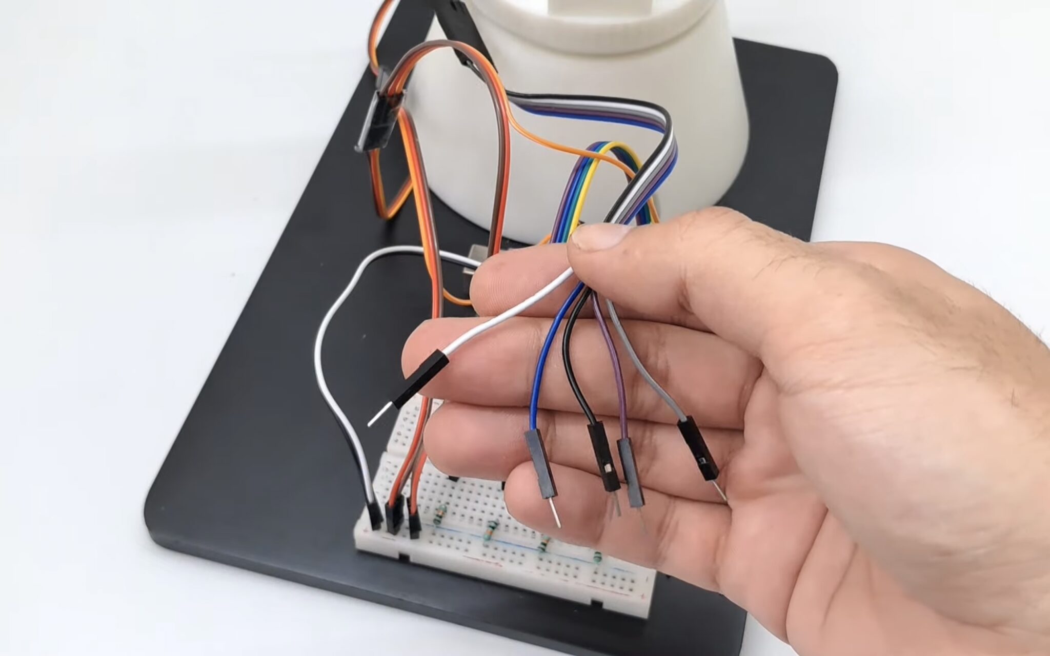 Dual Axis Arduino Solar Tracker Project Using LDR & Servo Motor