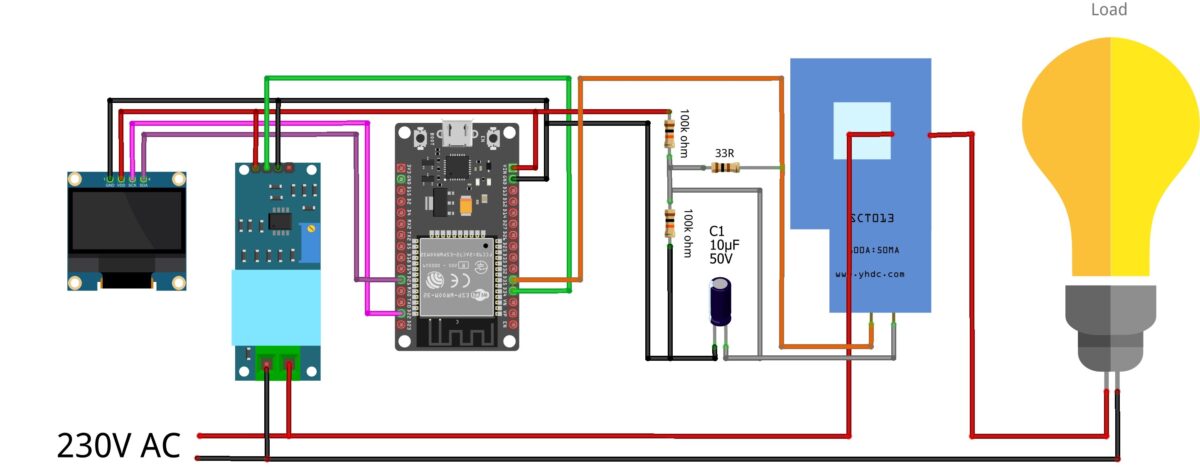 ESP32 Based Real-Time IoT Energy Monitoring System