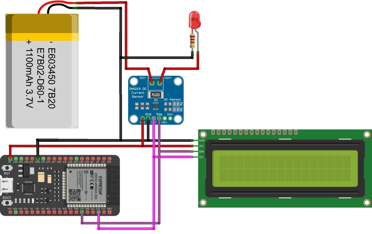 ESP32 Based Energy Meter Using INA219 Current Sensor