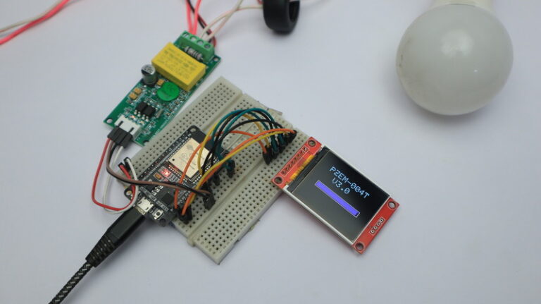 DIY IoT Energy Meter: ESP32, PZEM-004T with TFT & Web Dashboard