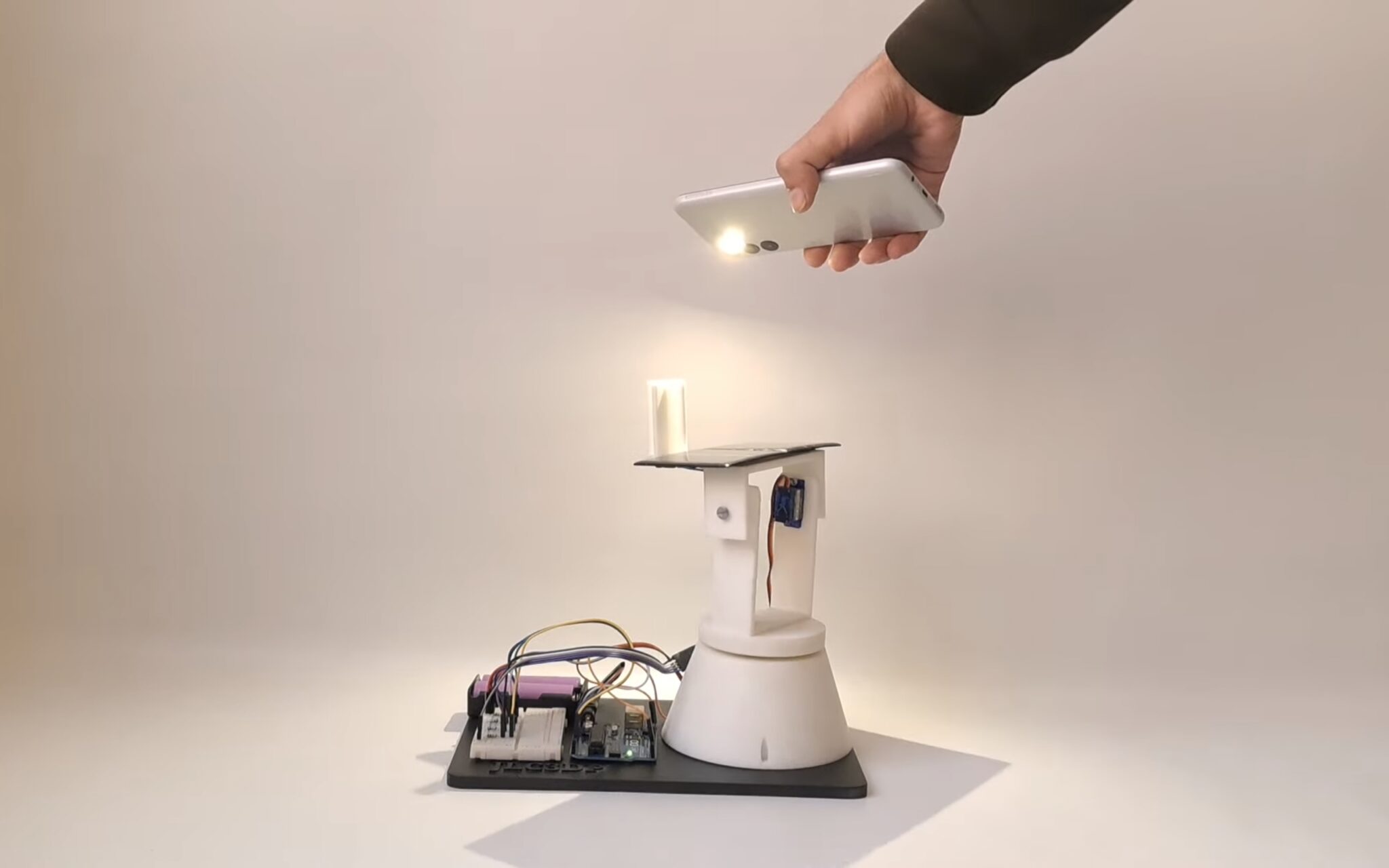 Dual Axis Arduino Solar Tracker Project Using LDR & Servo Motor